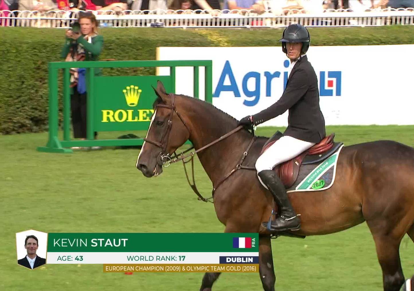 Kevin Staut with Visconti du Telman - Dublin Horse Show 2024 - Round 1 ...