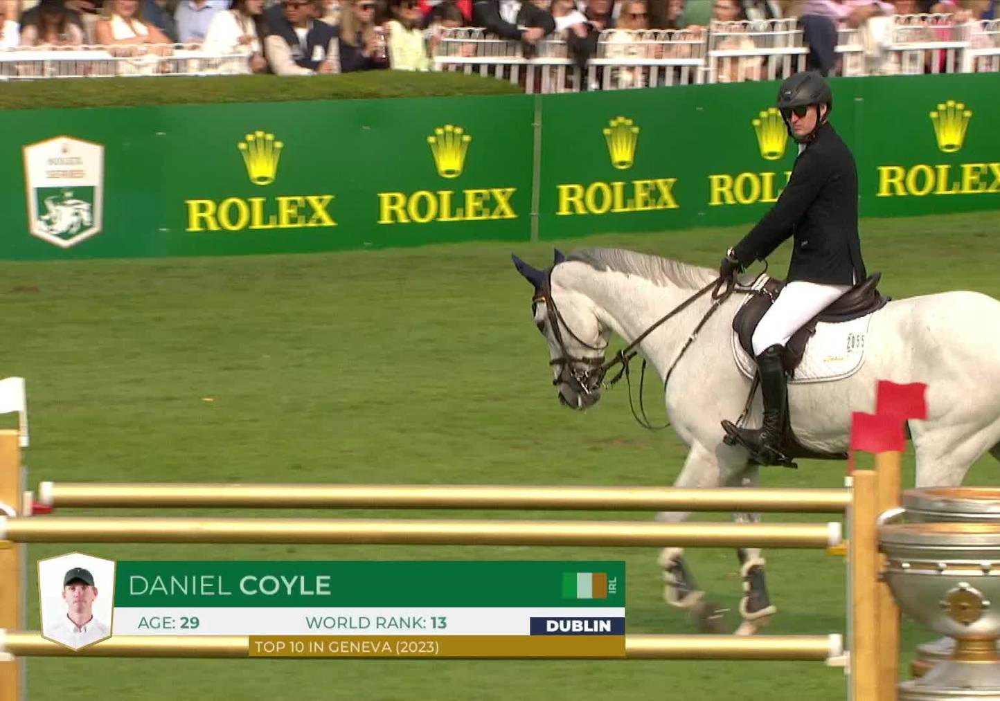 Daniel Coyle with Incredible - Dublin Horse Show 2024 - Round 1 - Video