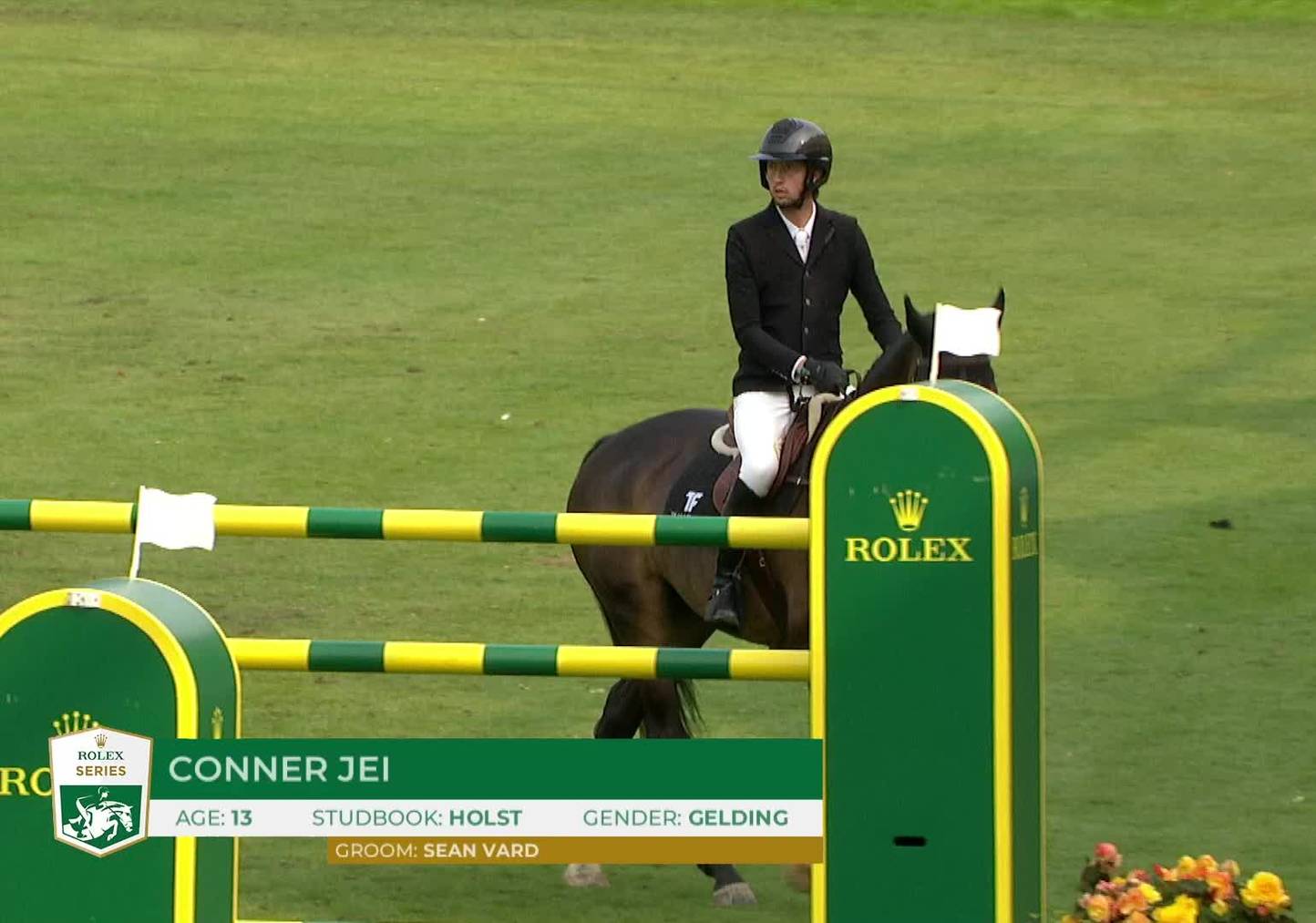 Martin Fuchs with Conner Jei - Dublin Horse Show 2024 - Round 1 - Video
