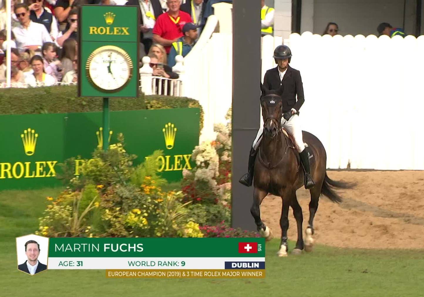 Martin Fuchs with Conner Jei - Dublin Horse Show 2024 - Round 2 - Video