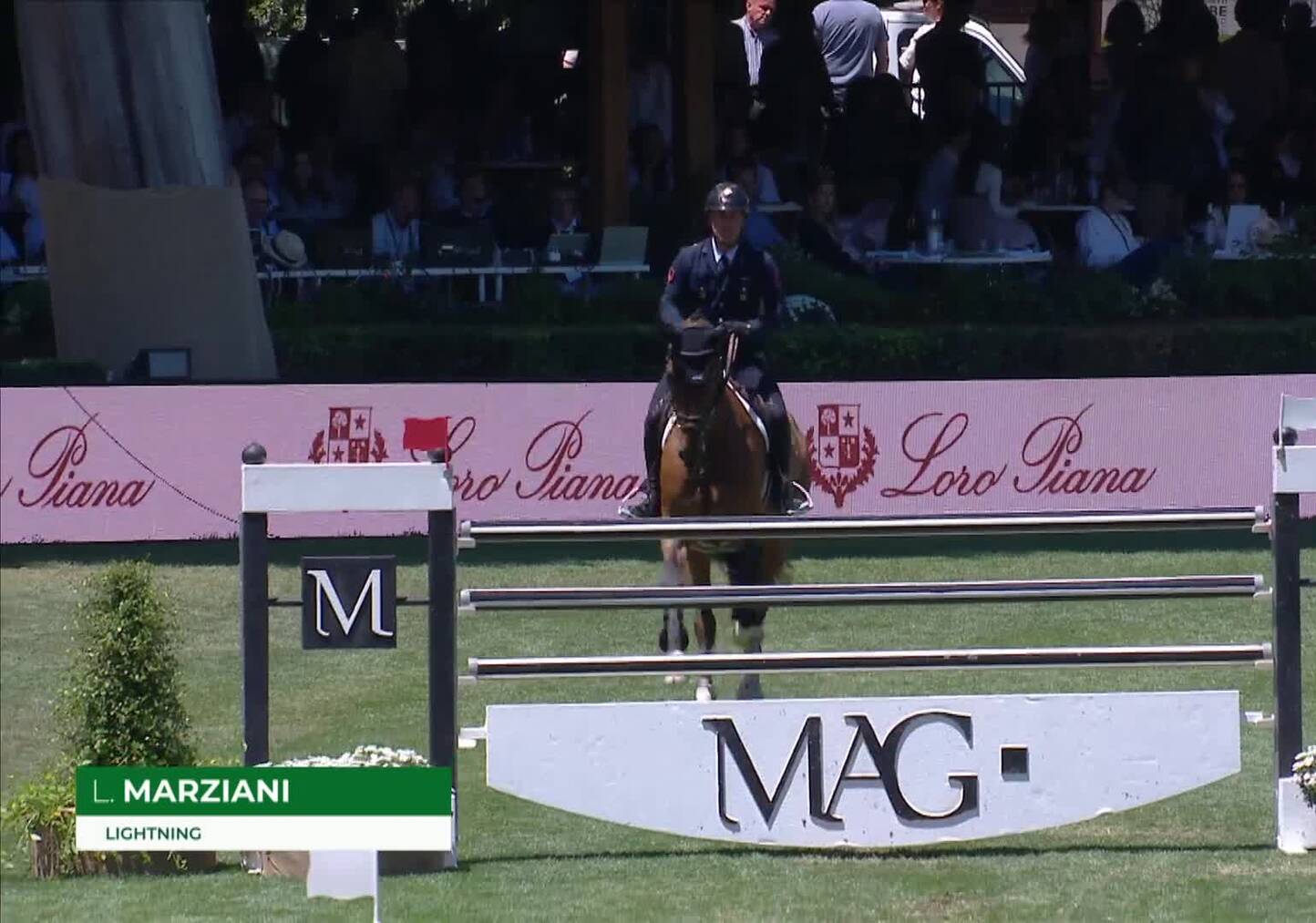 Luca Marziani with Lightning - CSIO 5* Rome 2025 - Round 1 - Video